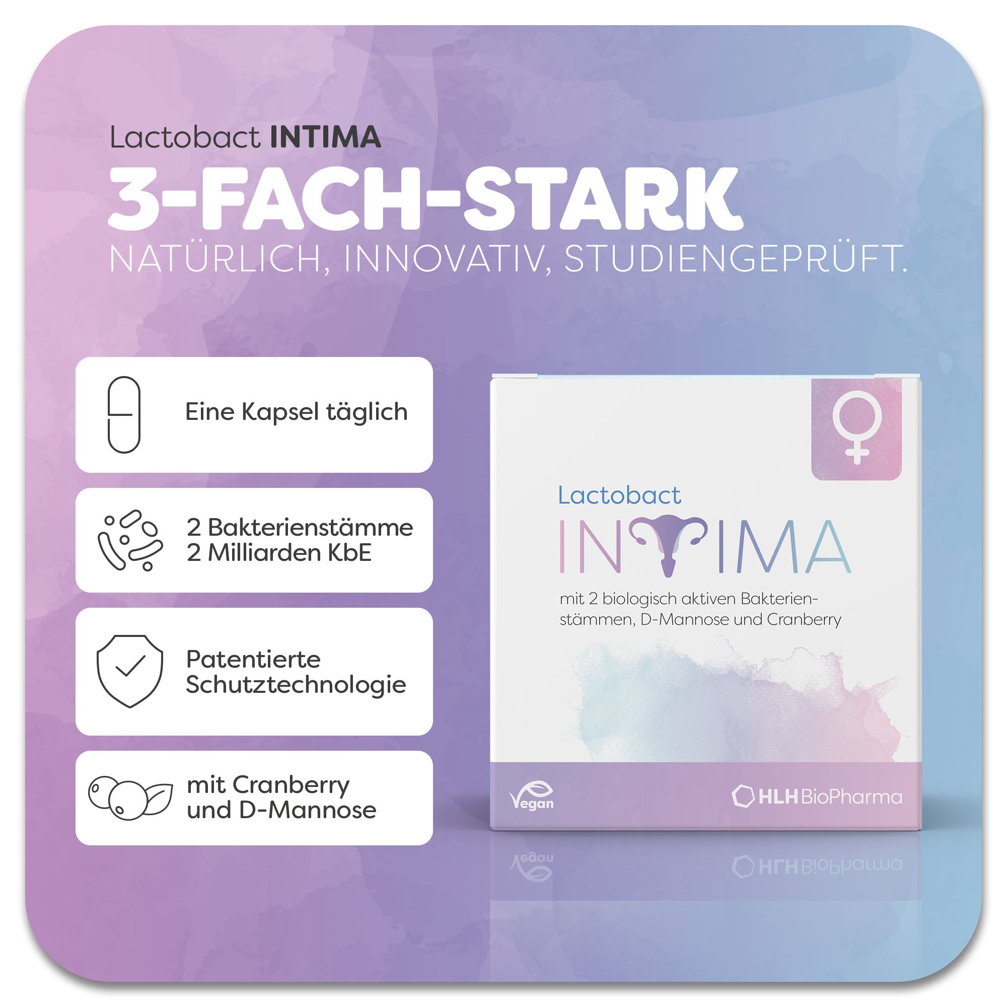 Lactobact INTIMA 30 Kapseln | HLH BioPharma